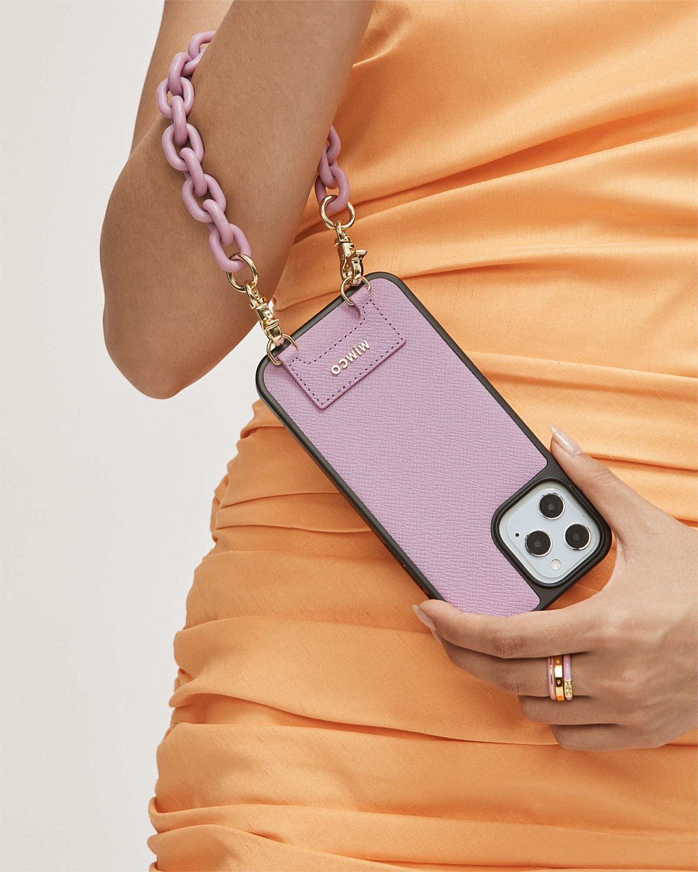 Mauve Mist Mim Grab Phone Case For Iphone 13 Pro Max - Sale | Mimco