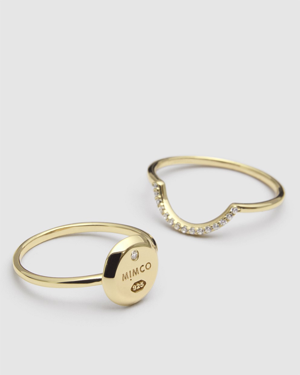 Gold Esse Duo Ring - Sale | Mimco