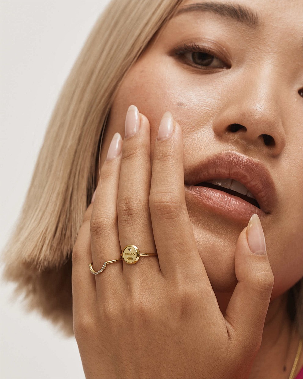 Gold Esse Duo Ring - Sale | Mimco