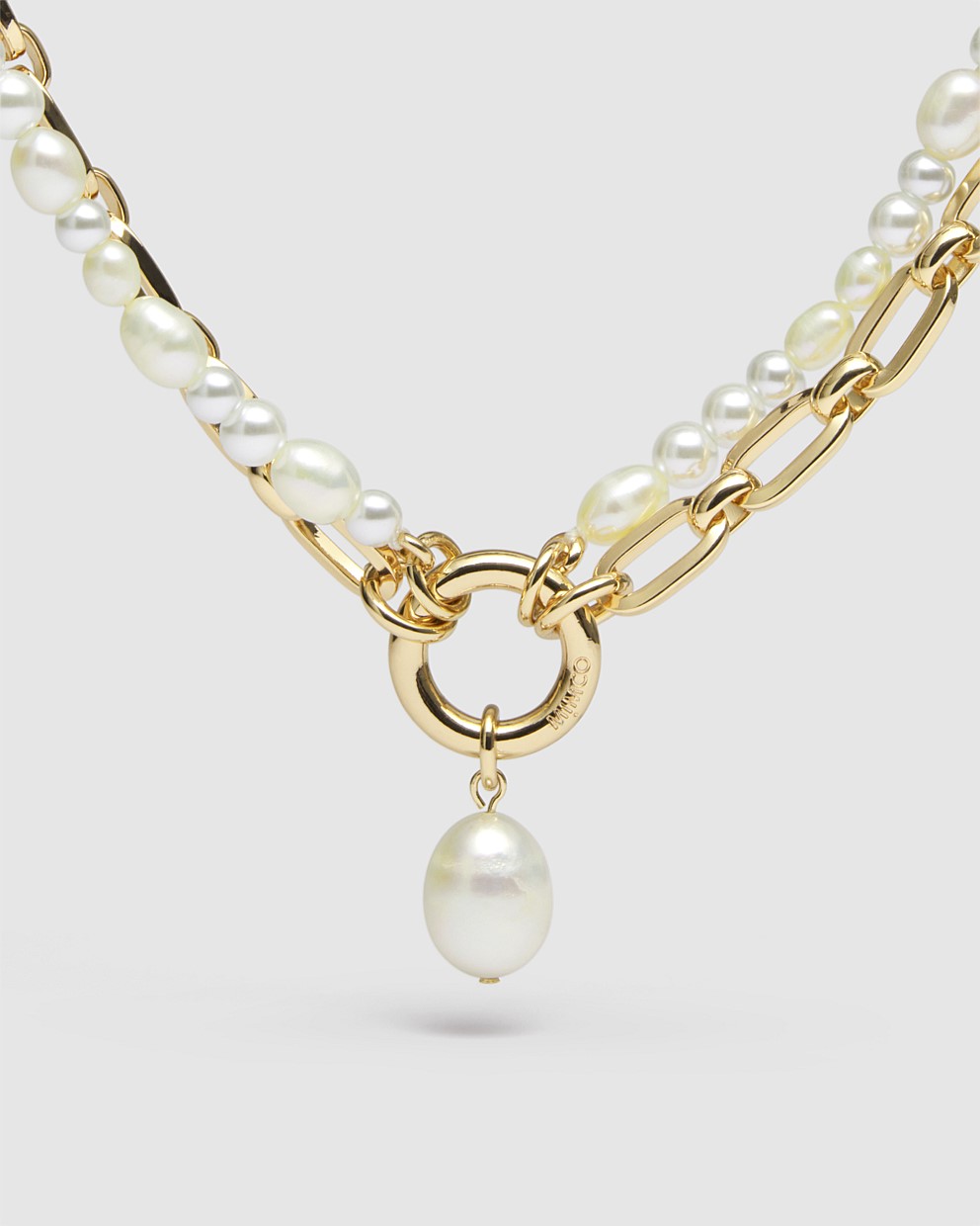 Gold Estrid Pearl Wrist Bracelet - Sale | Mimco