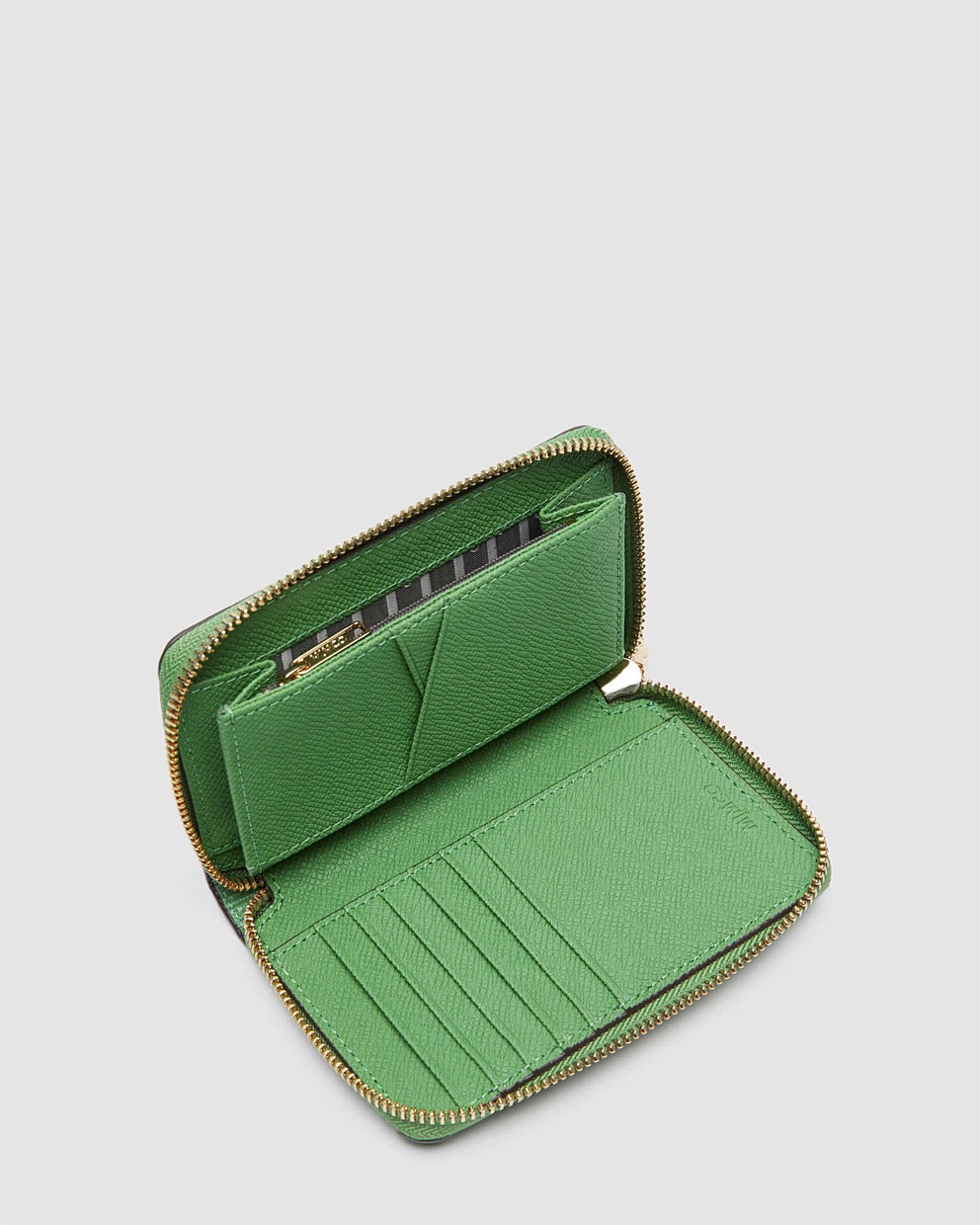 Retro Green D-Vine Medium Wallet - Wallets & Pouches | Mimco
