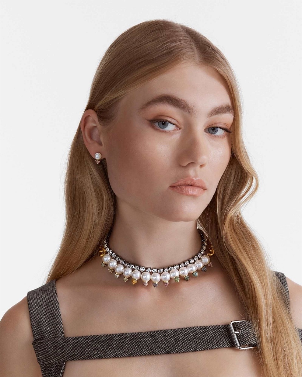 Multicolour Rhi-Rhi Duo Necklace - Necklaces | Mimco