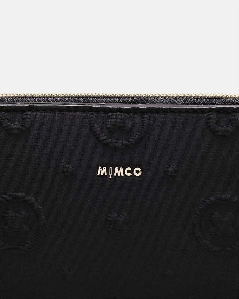 Black Light Gold Flashback Neoprene Medium Wallet - Wallets | Mimco