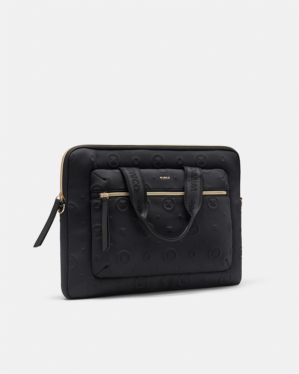 Black Light Gold Flashback Neoprene Laptop Crossbody Bag - Crossbody ...