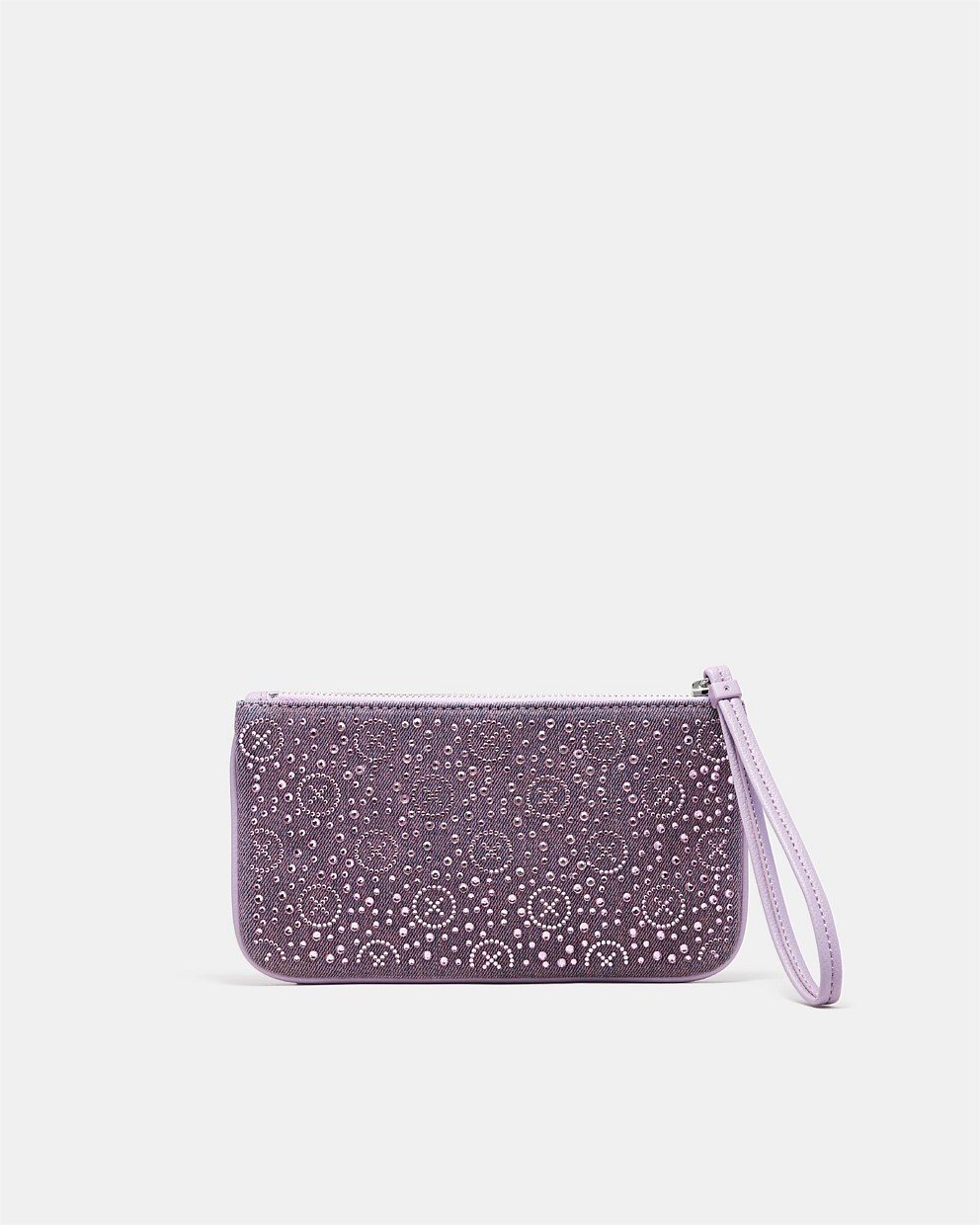 Violet Swirl Mim-Gram Sparkle Pouch - Pouches | Mimco