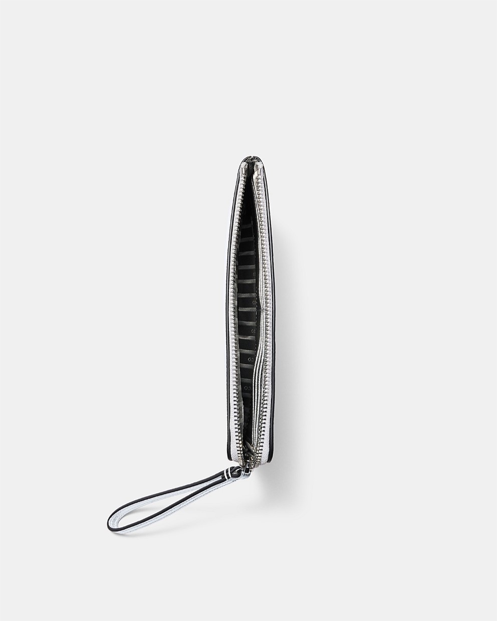 Silver Classico Medium Pouch - Pouches | Mimco