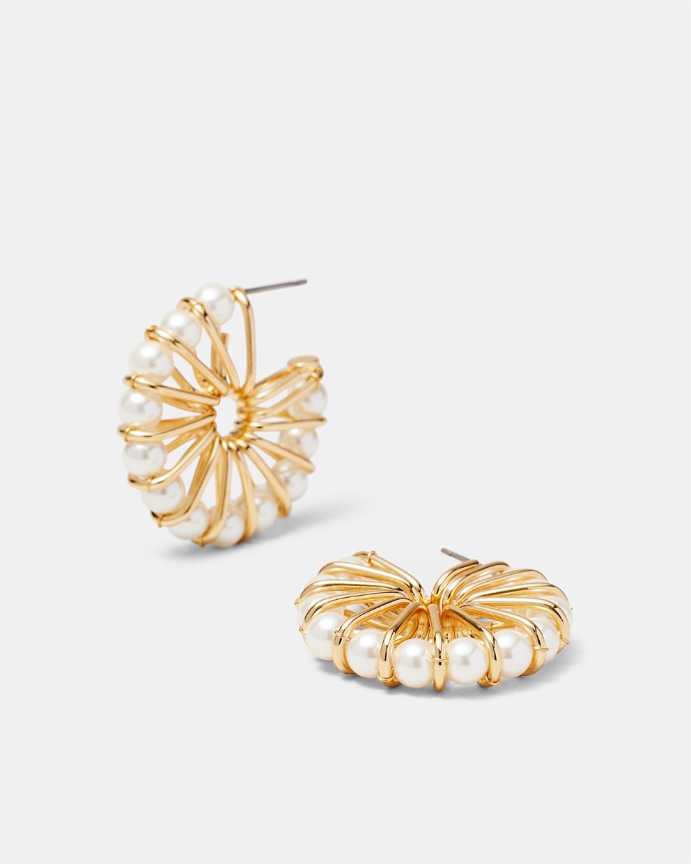 Pearl Vault Hoop Earrings - Hoop Earrings | Mimco