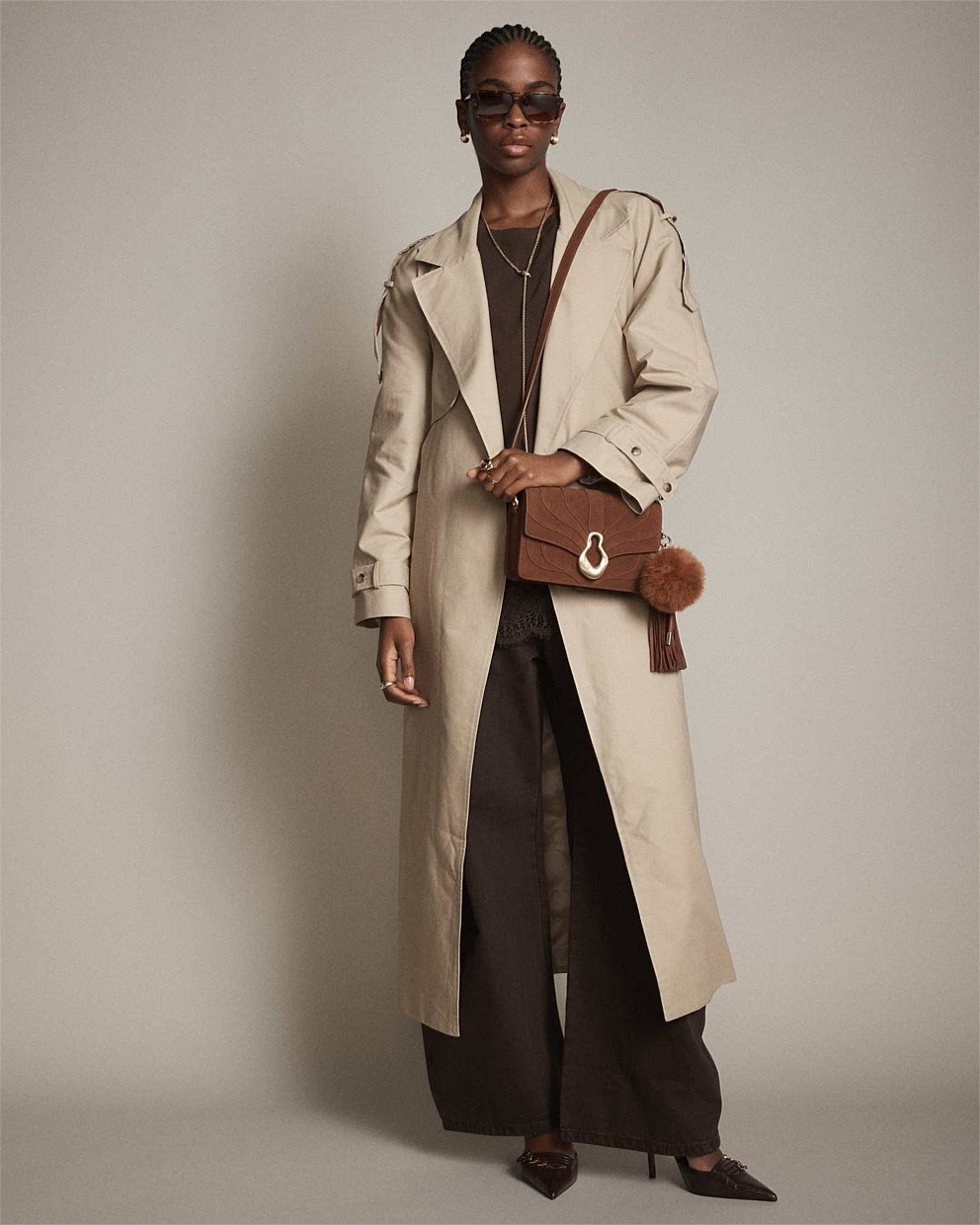 Toffee Shield Crossbody Bag - Bags | Mimco