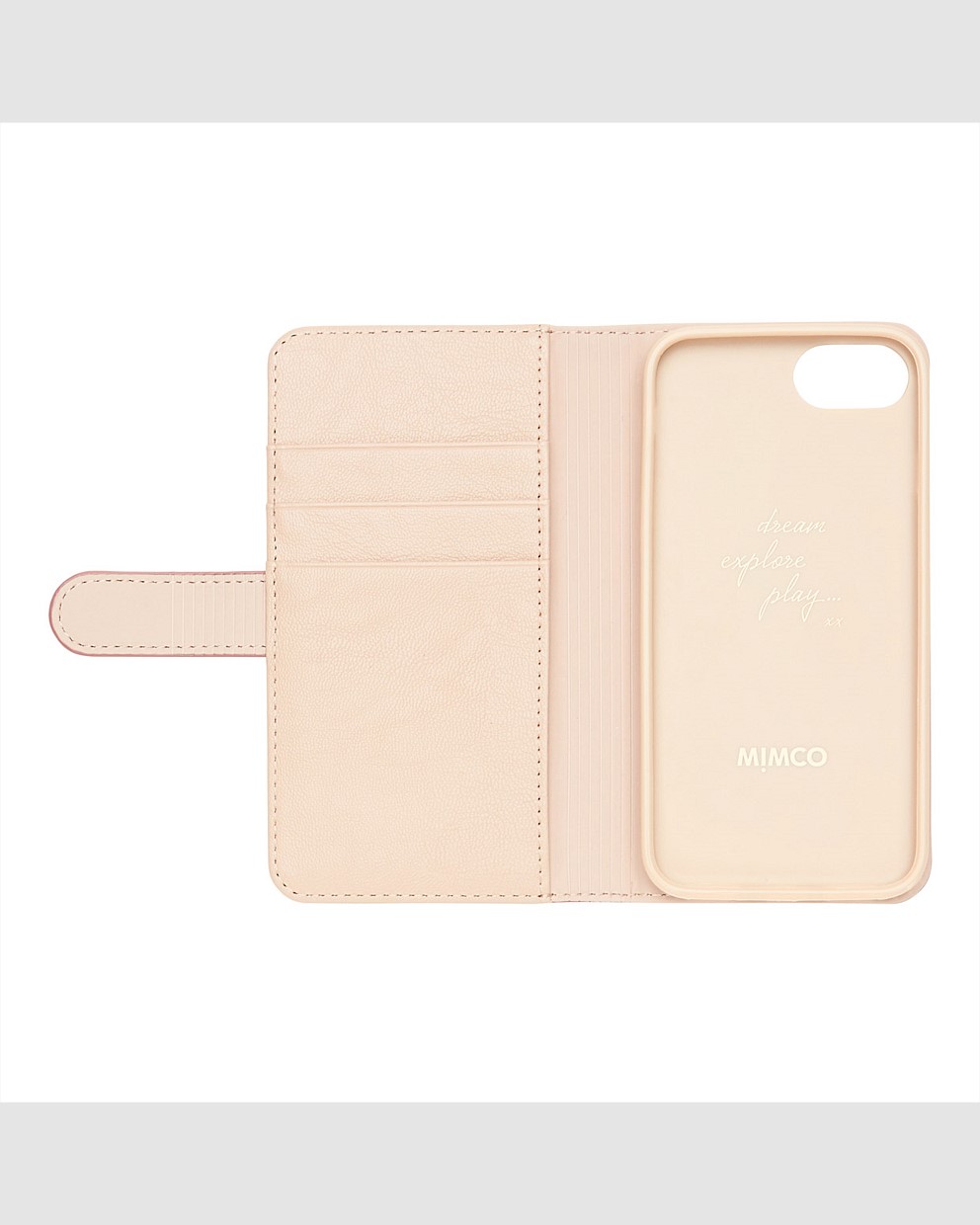 Rose Gold SHIMMER FLIP CASE FOR IPHONE 6 & 6S & 7 & 8 - Sale | Mimco